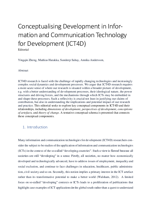 (DOC) Conceptualising Development in Information and Communication ...