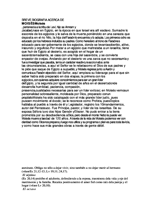 (DOC) BREVE BIOGRAFIA ACERCA DE