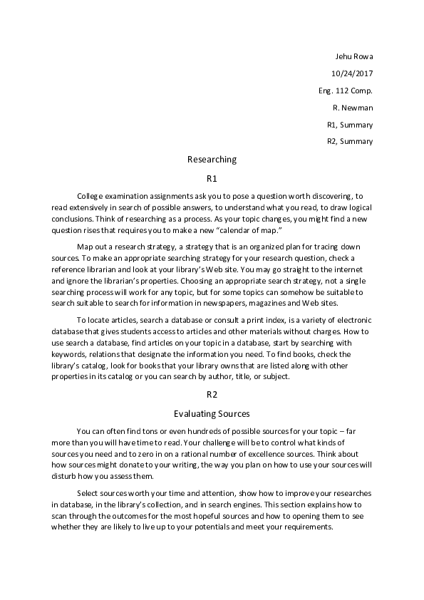 (DOC) Research summary