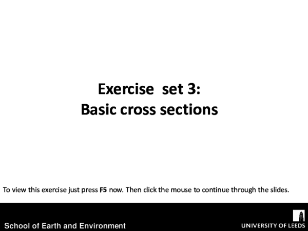 (PPT) Exercise 3 presentation Basic cross sections