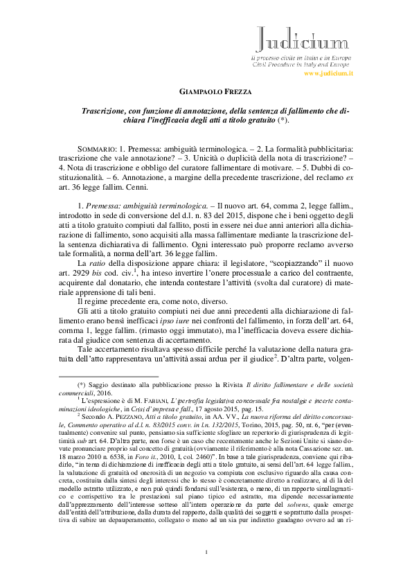 (PDF) G. Frezza | Giampaolo Frezza - Academia.edu