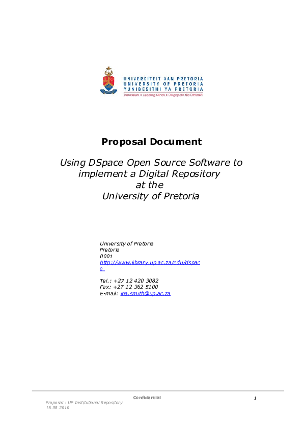 (PDF) Proposal Document