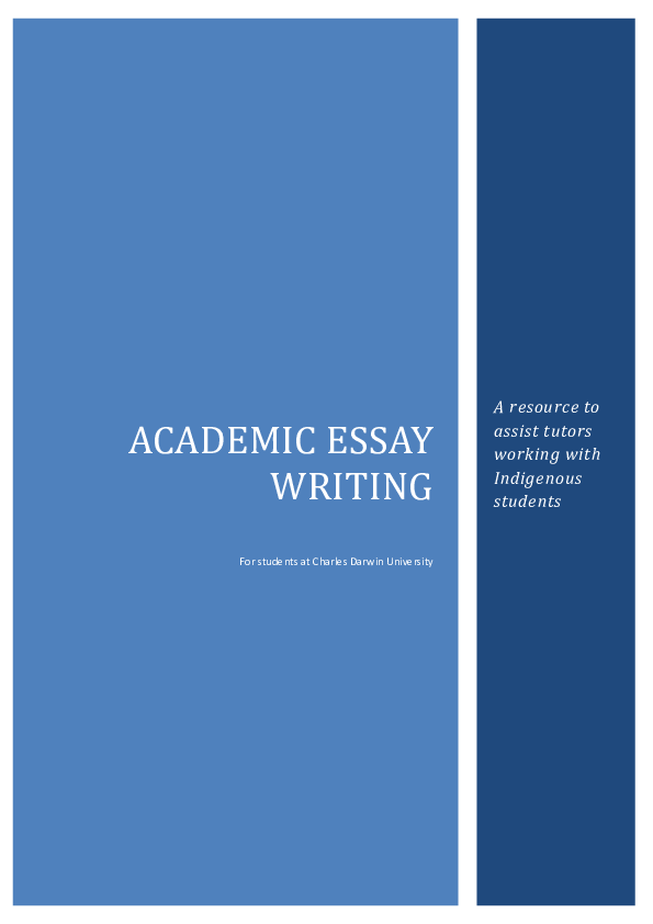 (PDF) ACADEMIC ESSAY WRITING