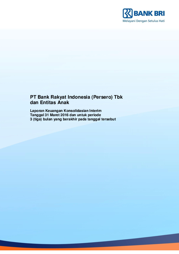 (PDF) PT Bank Rakyat Indonesia (Persero) Tbk dan Entitas Anak