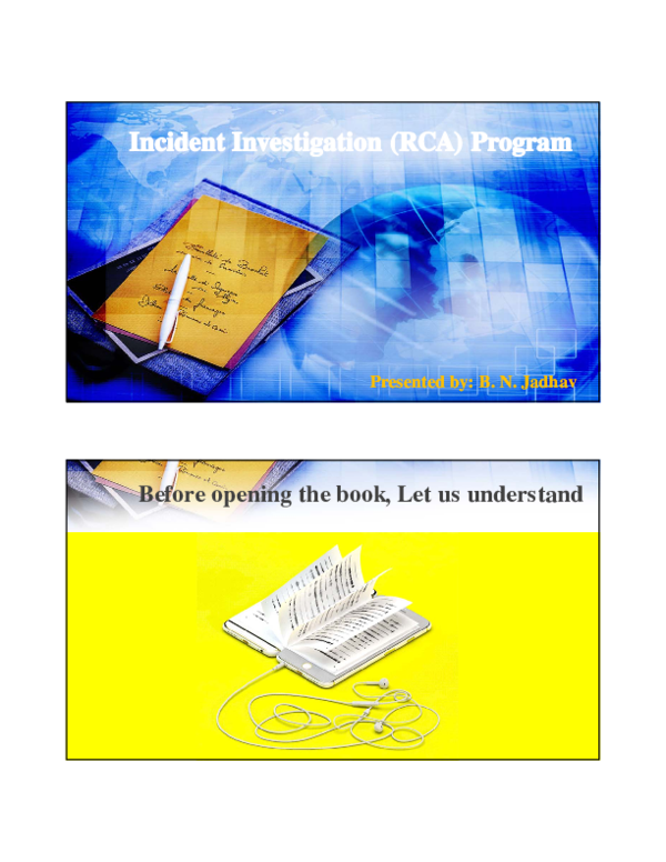 (PDF) RCA Presentation