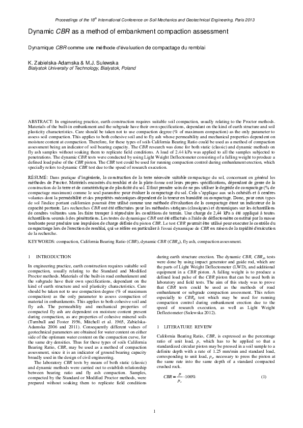 (DOC) LAB REPORT ON CBR COMPACTION TEST | Sai Venky - Academia.edu