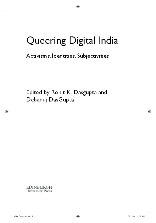 (PDF) Introduction: Queering Digital India
