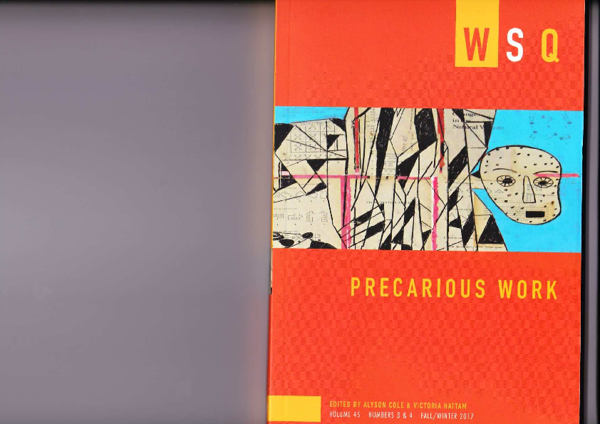 (PDF) Precarity of Work, Precarity of Moral Dispositions: Concern for ...