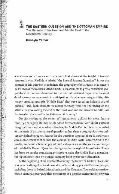 (PDF) The Eastern Question and the Ottoman Empire: The Genesis of the ...