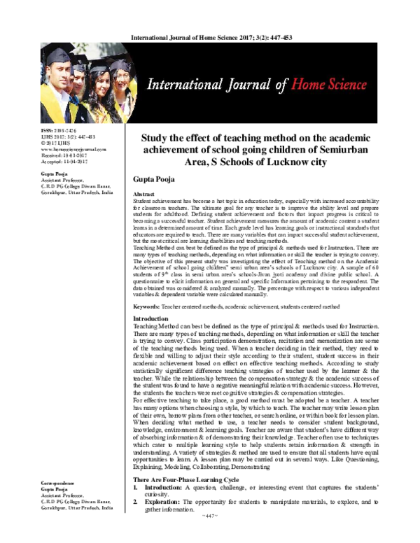 (PDF) International Journal of Home Science 2017; 3(2): 447-453 Study ...
