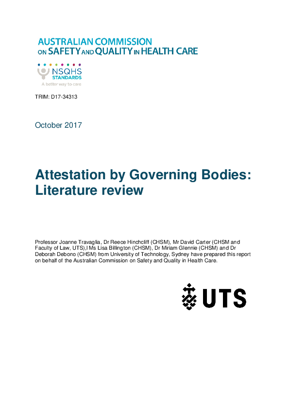 Pdf Options To Enhance The Australian Health Service Safety And