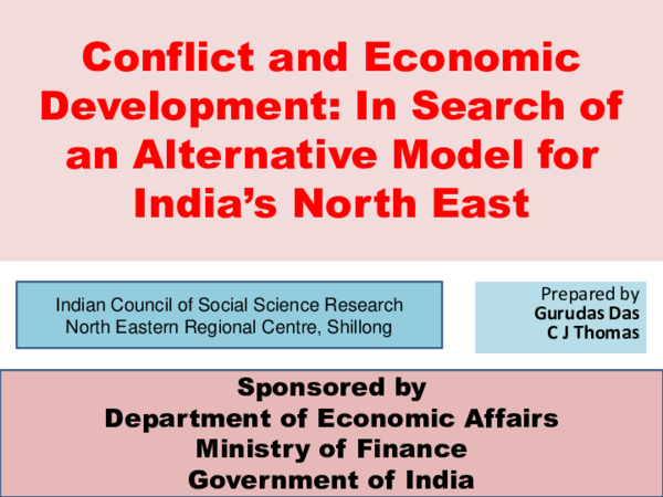 Ppt Conflict And Economic Development
