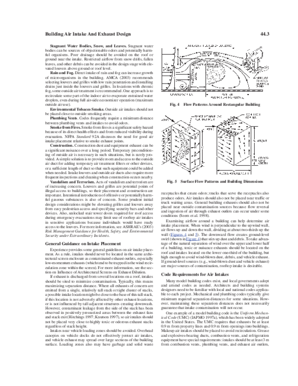 (PDF) Building Air Intake And Exhaust Design 44.3