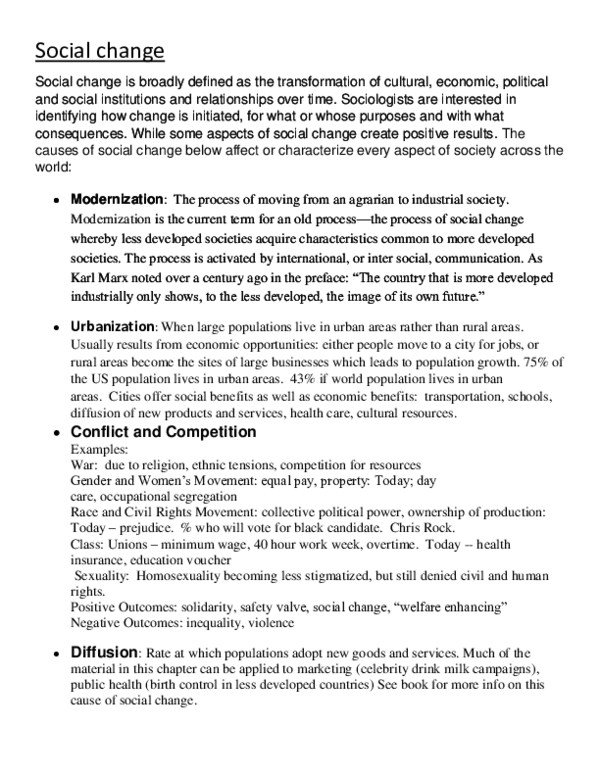 (DOC) Social change