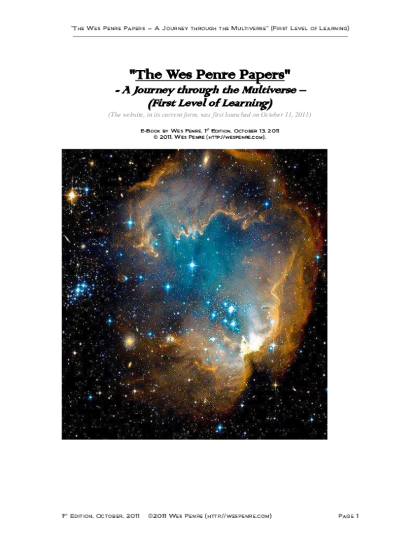 (PDF) " The Wes Penre Papers – A Journey through the Multiverse ...