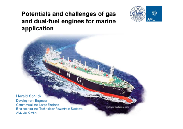 (PDF) Potentials and challenges of gas and dual-fuel engines for marine ...