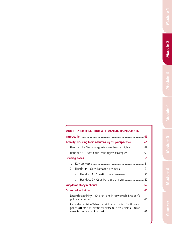 (PDF) MODULE 2: POLICING FROM A HUMAN RIGHTS PERSPECTIVE0