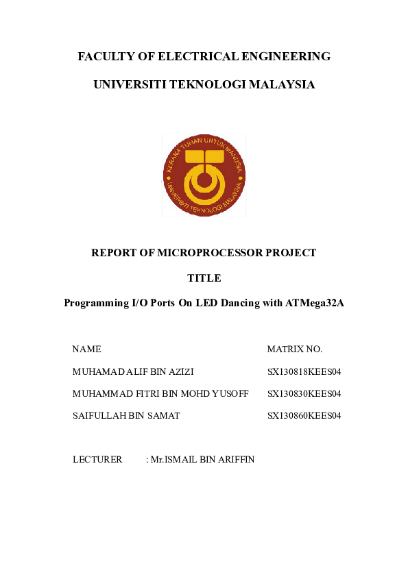 (DOC) FACULTY OF ELECTRICAL ENGINEERING UNIVERSITI TEKNOLOGI MALAYSIA ...
