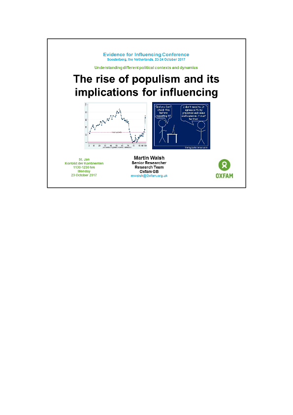 (PDF) The rise of populism and its implications for influencing