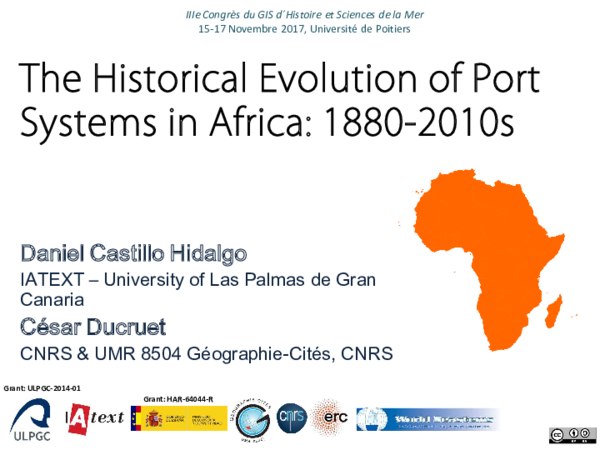 (PDF) The Historical Evolution of Port Systems in Africa: 1880-2010s