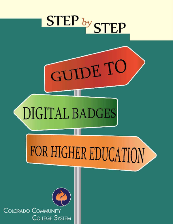 (PDF) Step By Step Guide to Digital Badging for Higher Education