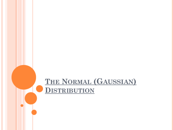 (PPT) The Normal Distribution