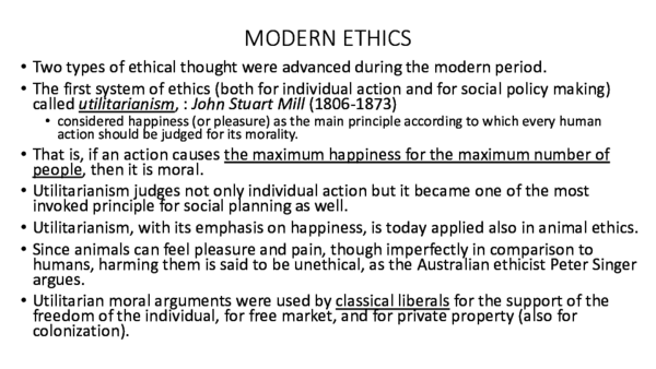 (PDF) MODERN ETHICS