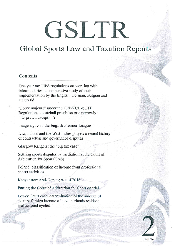 (PDF) " Force majeure " under the UEFA CL & FFP Regulations: a catchall ...