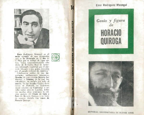 (PDF) Genio y figura de Horacio Quiroga - Emir Rodríguez Monegal
