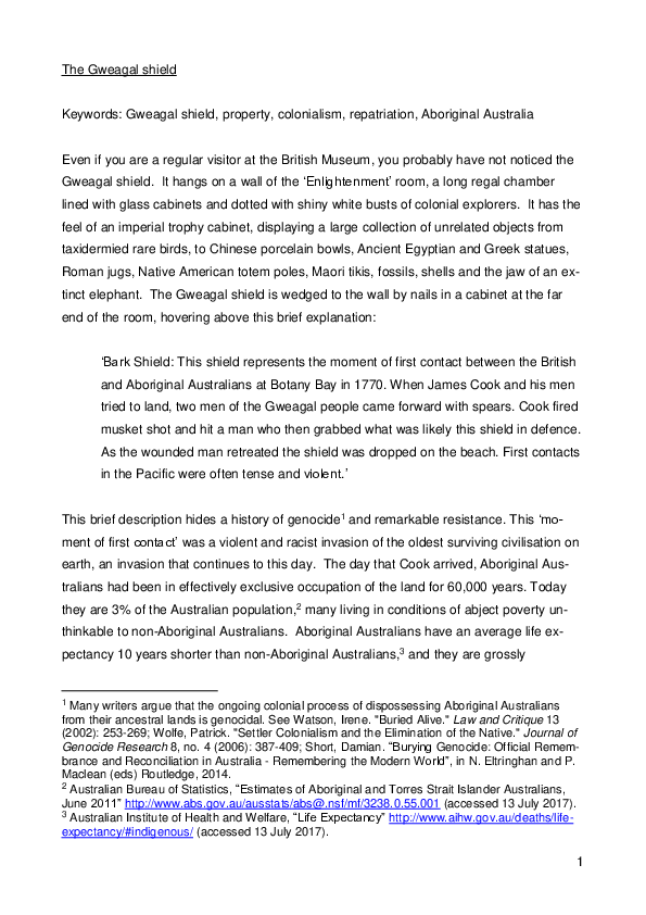 (DOC) The Gweagal shield