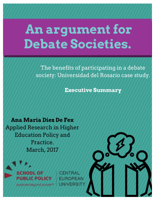 (PDF) An argument for debate societies. The benefits of participating ...