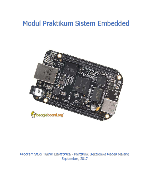 (PDF) Modul Praktikum Sistem Embedded