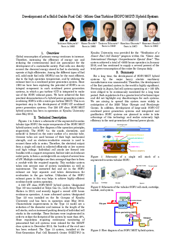 (PDF) Development of a Solid Oxide Fuel Cell -Micro Gas Turbine (SOFC ...