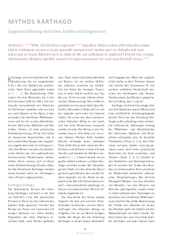 (PDF) M. Bolder-Boos, MYTHOS KARTHAGO Legendenbildung zwischen Antike ...