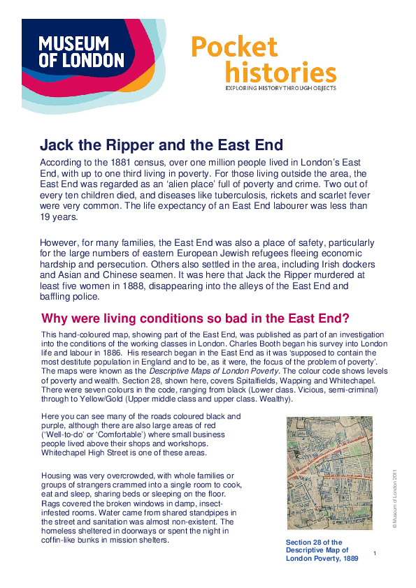 (PDF) Jack the Ripper and the East End