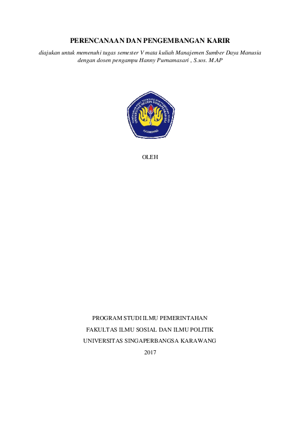 (DOC) PERENCANAAN DAN PENGEMBANGAN KARIR.docx