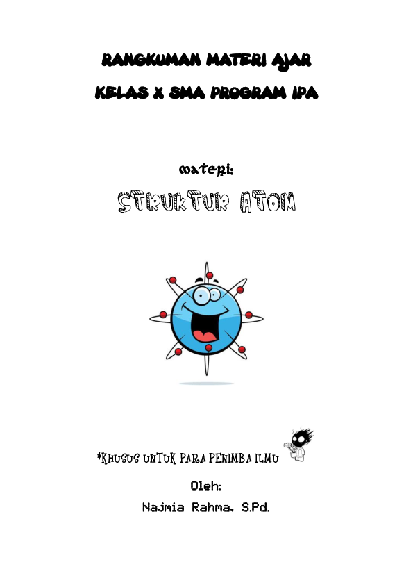 (PDF) [MODUL] STRUKTUR ATOM