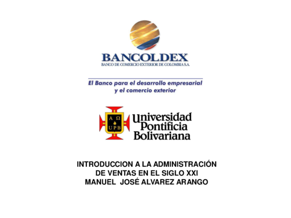 Pdf Introduccion A La AdministraciÓn De Ventas En El Siglo Xxi Manuel