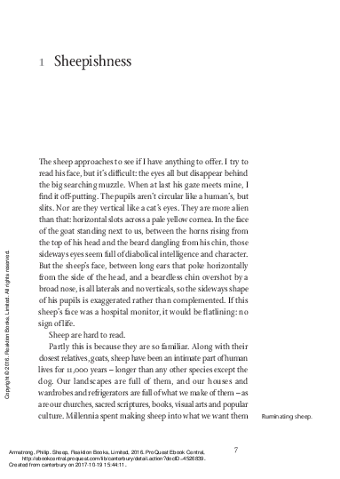 (PDF) Sheep. Chapter One: Sheepishness