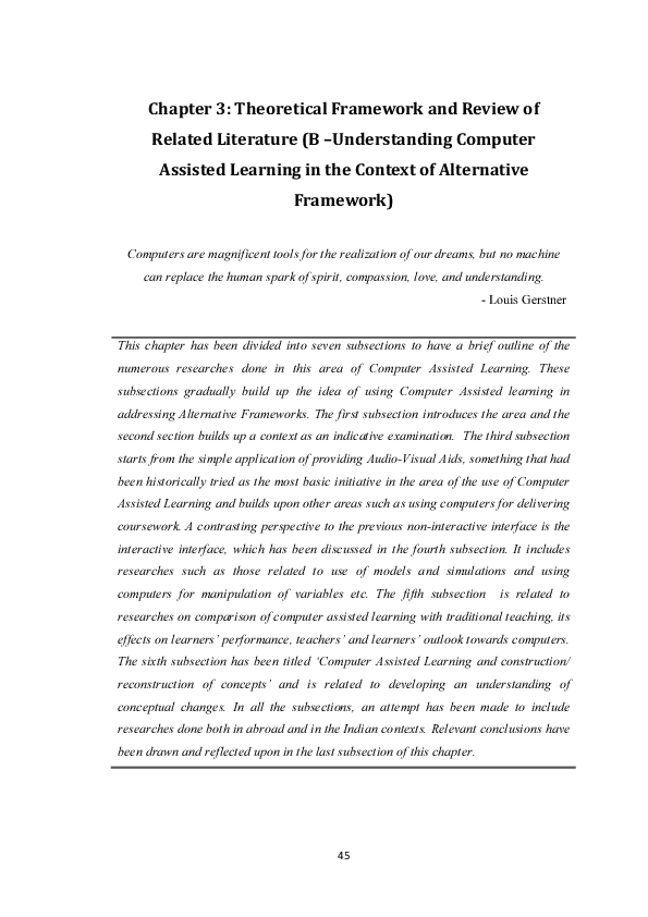 (PDF) Chapter 3: Theoretical Framework and Review of Related Literature ...