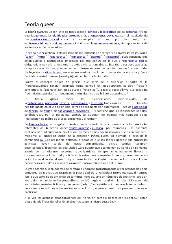 (PDF) Teoría queer