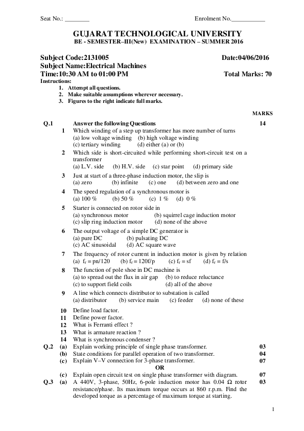 (PDF) GUJARAT TECHNOLOGICAL UNIVERSITY