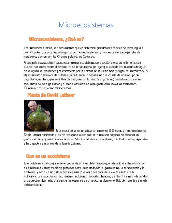(DOC) Microecosistemas