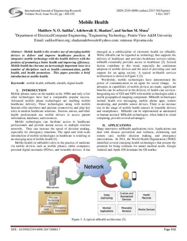 (PDF) Mobile Health