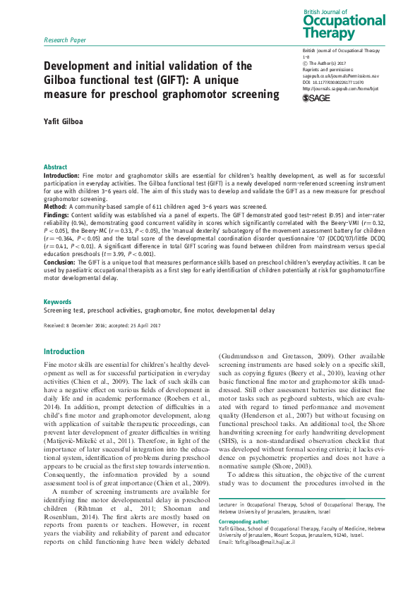 (PDF) The Box and Block Test: norm scores, validity, test-retest ...
