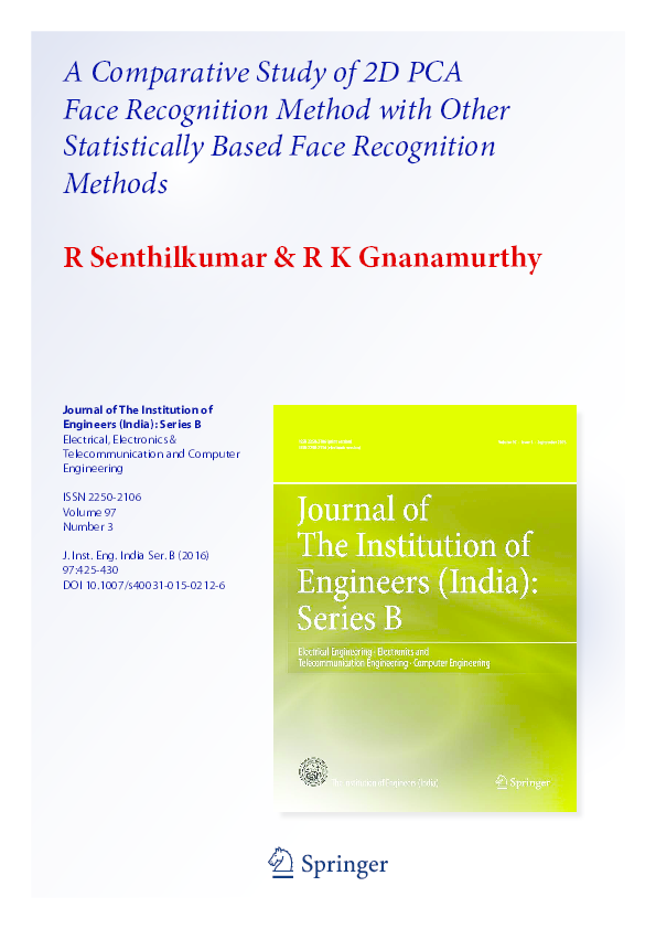 Pdf Survey A Comparative Analysis Of Face Recognition Technique