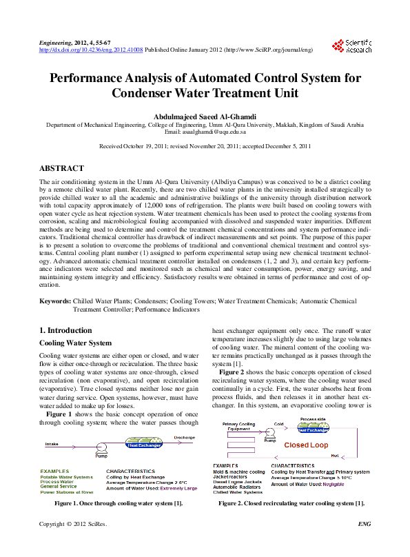 (PDF) Performance Analysis of Automated Control System for Condenser ...