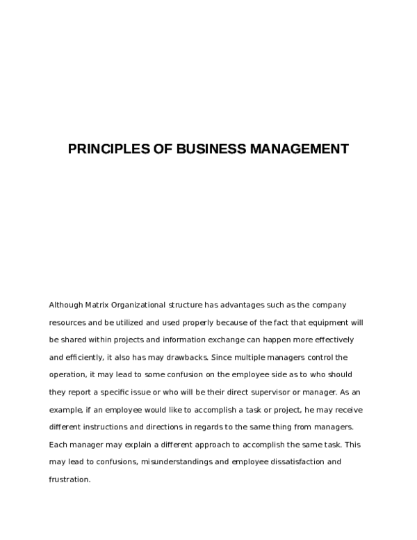 (PDF) PRINCIPLES OF BUSINESS MANAGEMENT