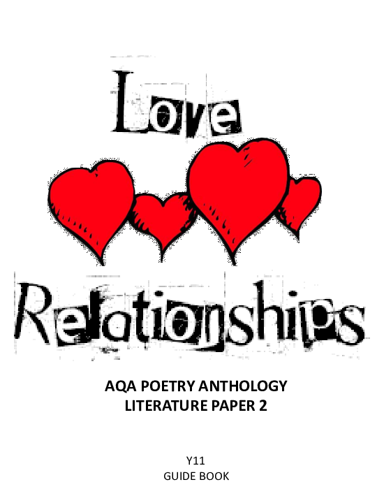 (PDF) AQA POETRY ANTHOLOGY LITERATURE PAPER 2