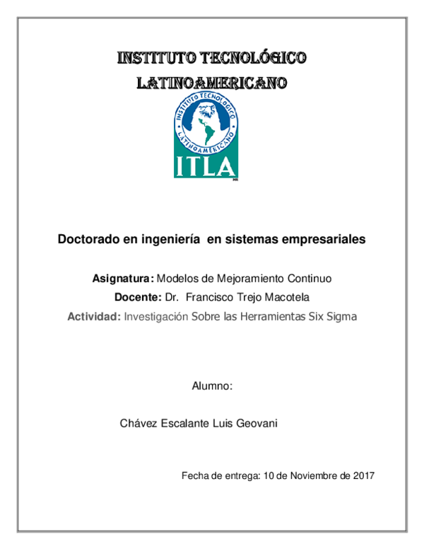 (DOC) Instituto Tecnológico Latinoamericano